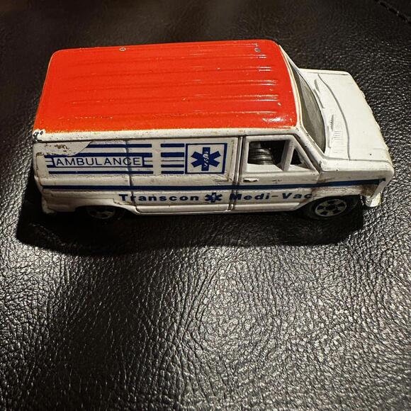 Toys | Vintage Ertl Cannonball Run 1981 Ford Van Ambulance Transcon ...